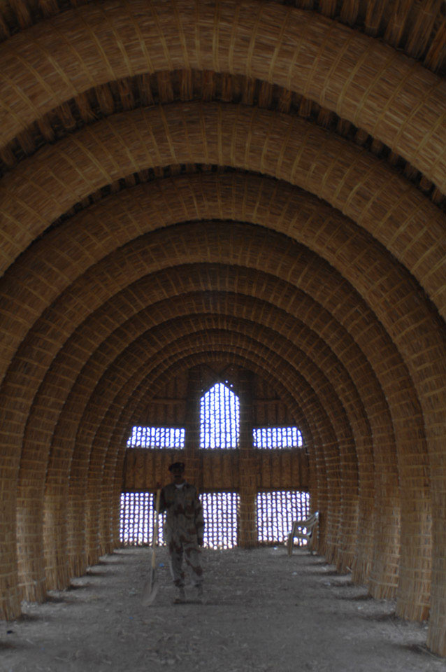 Interior of a traditional Mudhif reed house, Iraq, 2009 | Online ...