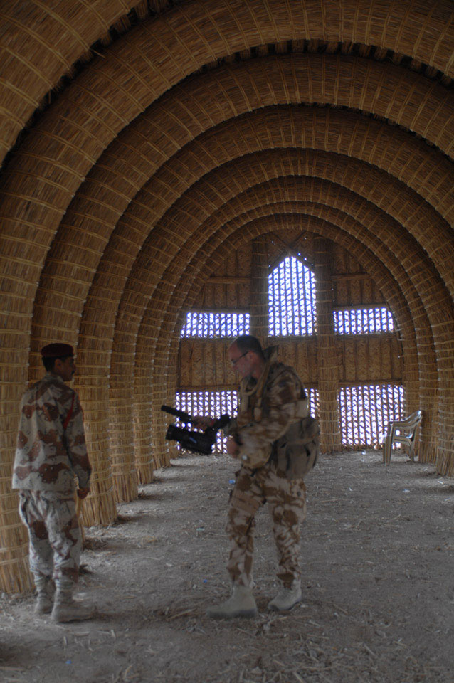 Interior of a traditional Mudhif reed house, Iraq, 2009 | Online ...
