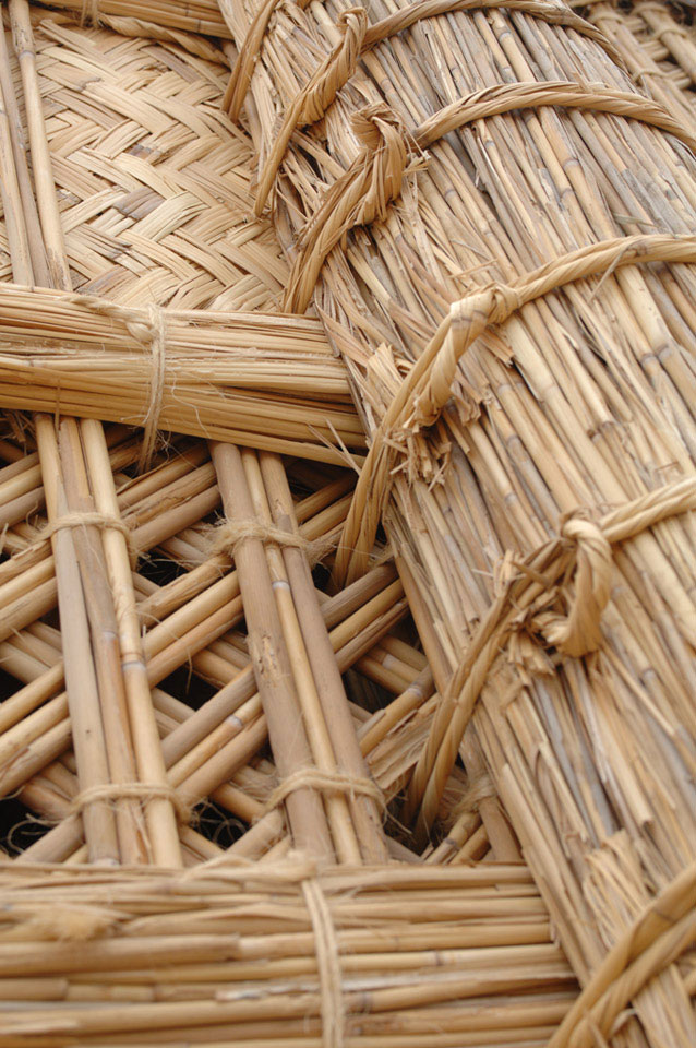 Detail of a traditional Mudhif reed house, Iraq, 2009 | Online ...