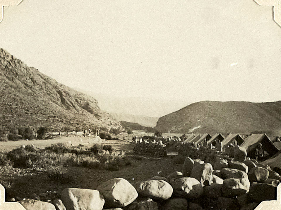 'Along the perimeter', Khwaja Khizar camp, India, 1936. | Online ...