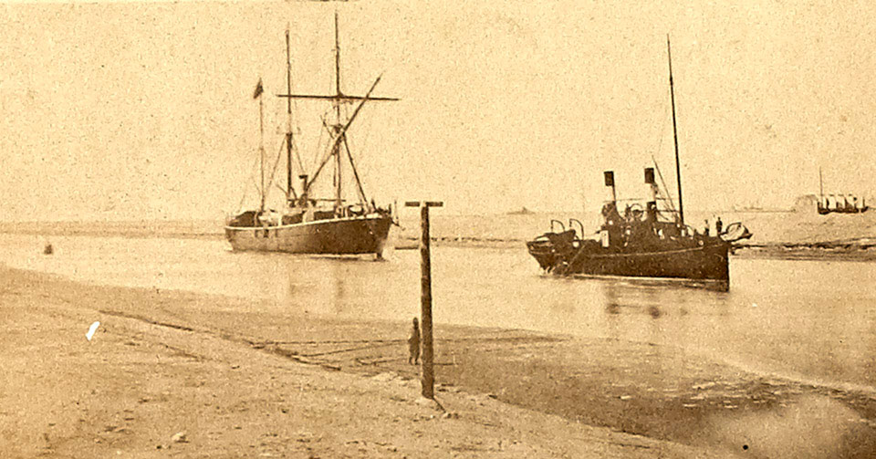 'Vues du Canal de Suez - Views of the Suez Canal', Egypt, 1870 (c ...