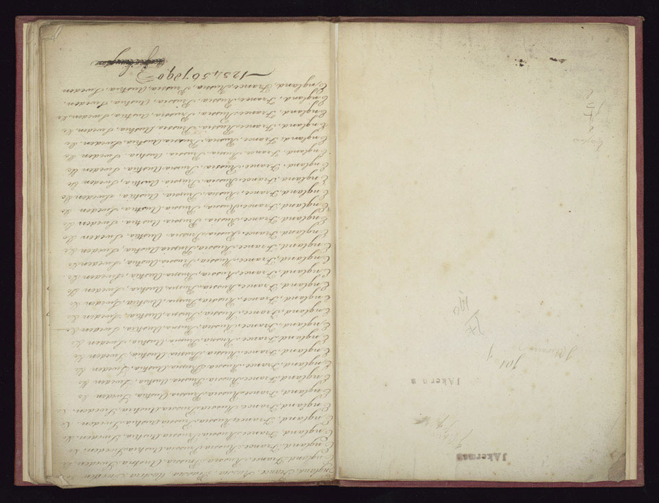Manuscript notebook listing officers and men of the British Army killed ...