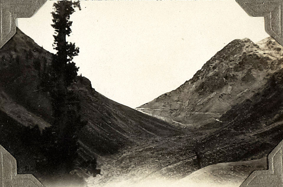 'Road up Lowarai Pass 10600 Feet', North West Frontier, India, November ...