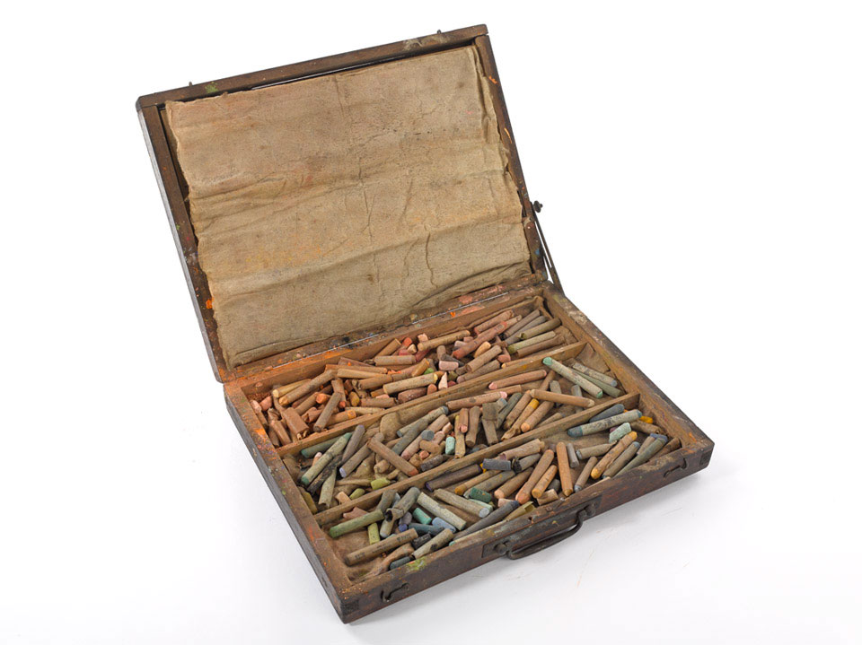 Artist's wooden box, Captain Richard Tennant Cooper, Royal Engineers ...
