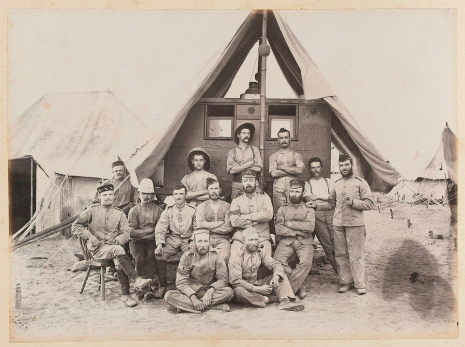 Non-commissioned officers headquarters, Suakin, 1885 | Online ...