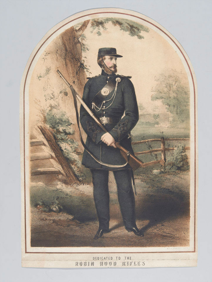 'Dedicated to the Robin Hood Rifles.', music cover, 1860 (c) | Online ...