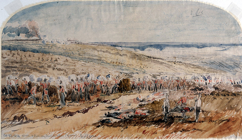 'Oct 26 1854. attack of Rus. on Heights above Sebastopol' | Online ...