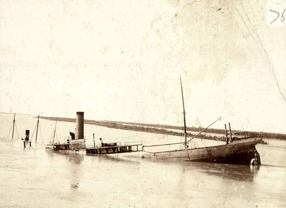 'Sunk Ships Shatt-el Arab 1914', Mesopotamia, 1914 | Online Collection ...