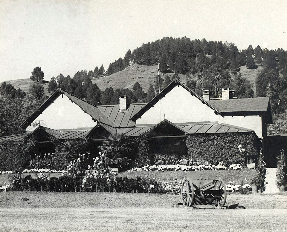 'Abbottabad. The 13th Frontier Force Rifles (Training Bn.) Mess', 1938 ...