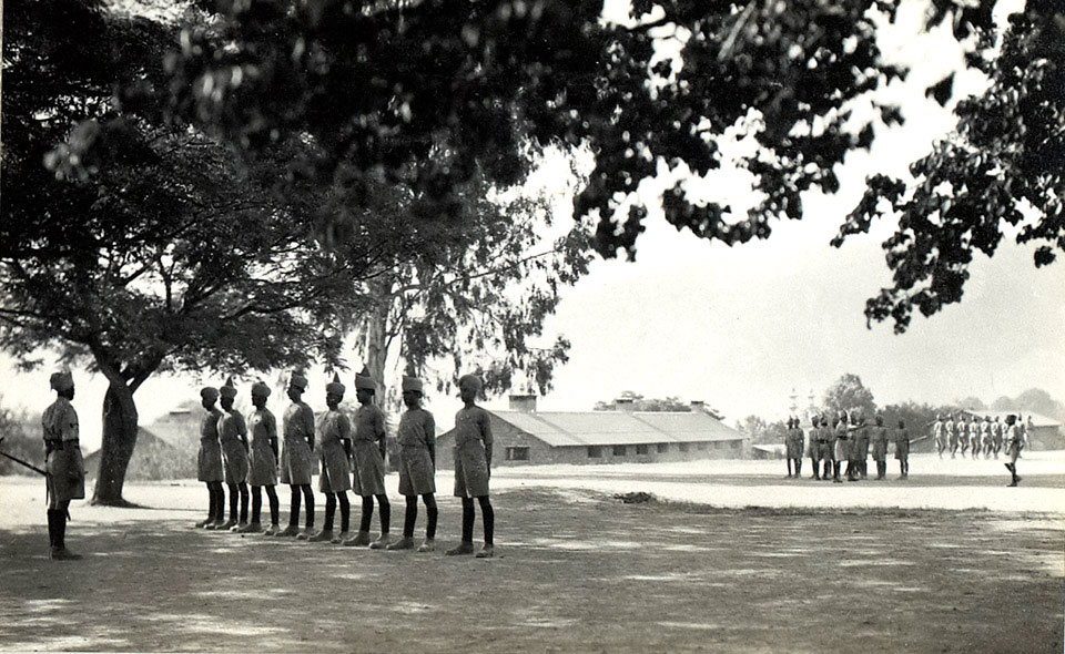'Training Battalion', 'Recruits at work', 'Abbotabad', 13th Frontier ...