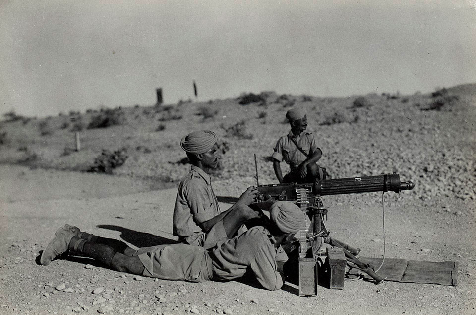 'Vickers Gun training', 1st Battalion, 13th Frontier Force Rifles, 1938 ...
