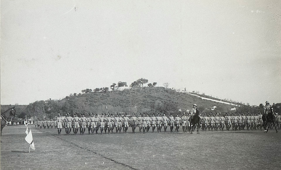 '2nd Battalion', 'Inspection by G.O.C. Madras District, India, May 1838 ...