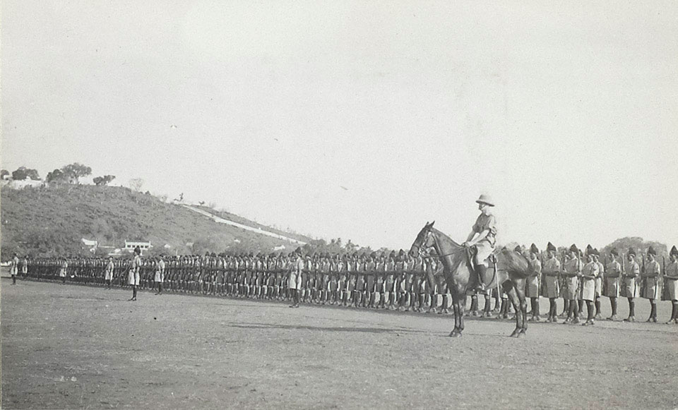 '2nd Battalion', 'Inspection by G.O.C. Madras District, India, May 1838 ...