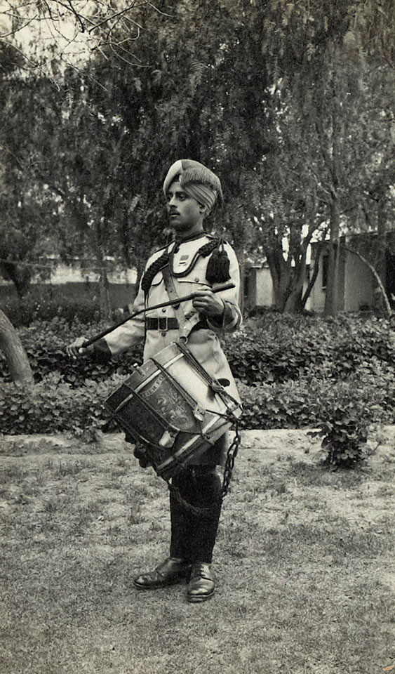 '4th Battalion','Dogra Drummer', 13th Frontier Force Rifles, 1938 (c ...