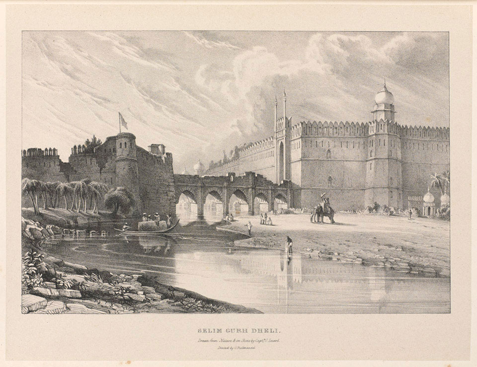 'Selim Gurh, Dheli', Delhi, 1826 (c) | Online Collection | National ...