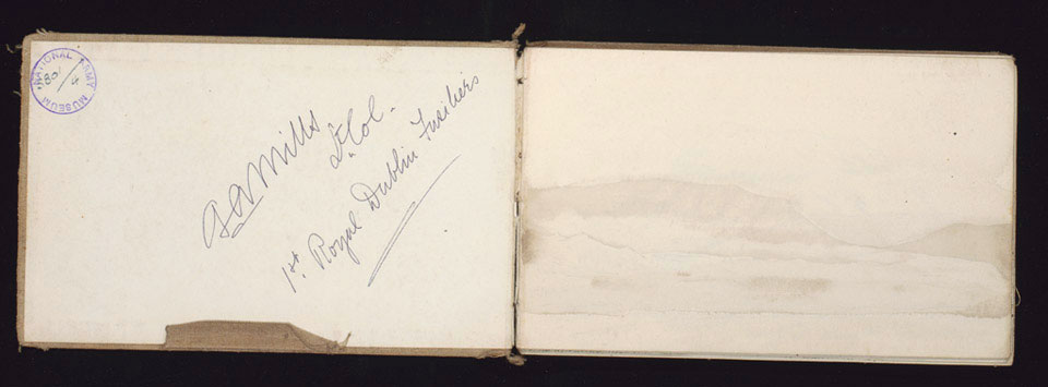 Sketch book of topographical studies, Lieutenant Colonel (later ...