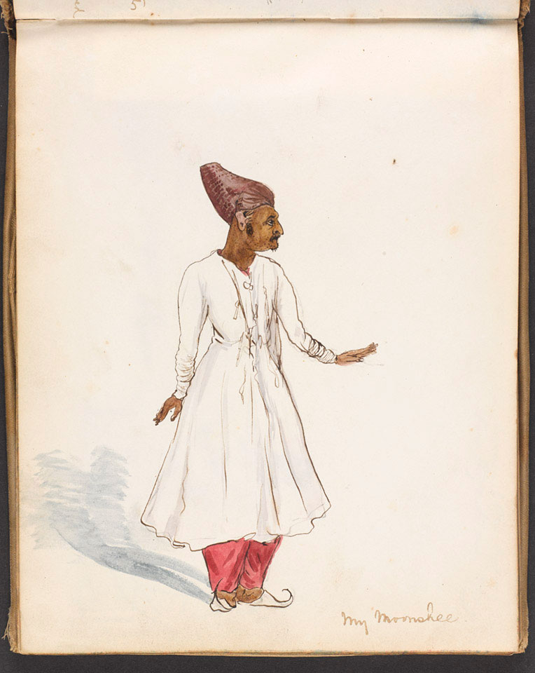 'My Moonshee', India, 1858 | Online Collection | National Army Museum ...