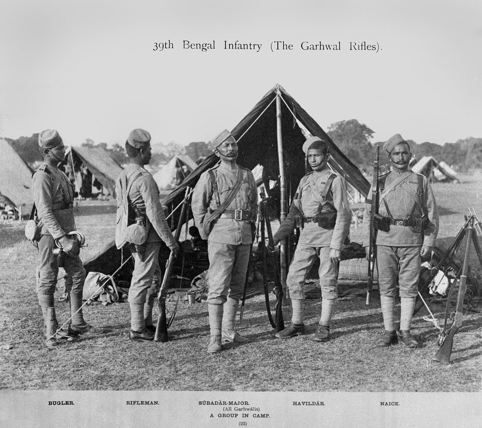 39th Bengal Infantry (Garhwal Rifles), 1900 (c) | Online Collection ...