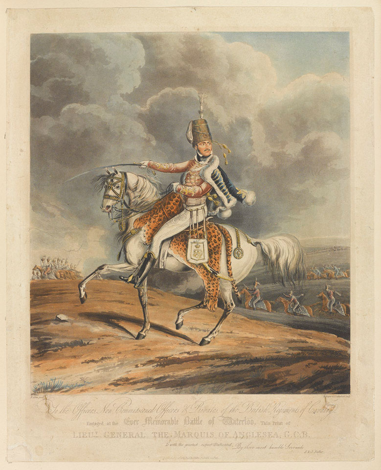 'Lieut General The Marquis of Anglesea, G.C.B', Battle of Waterloo ...