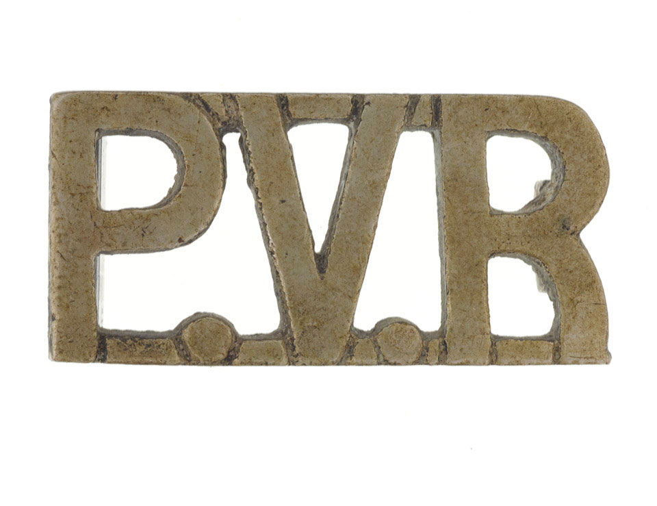 Shoulder title, 1st Punjab Volunteer Rifle Corps, 1861-1917 | Online ...