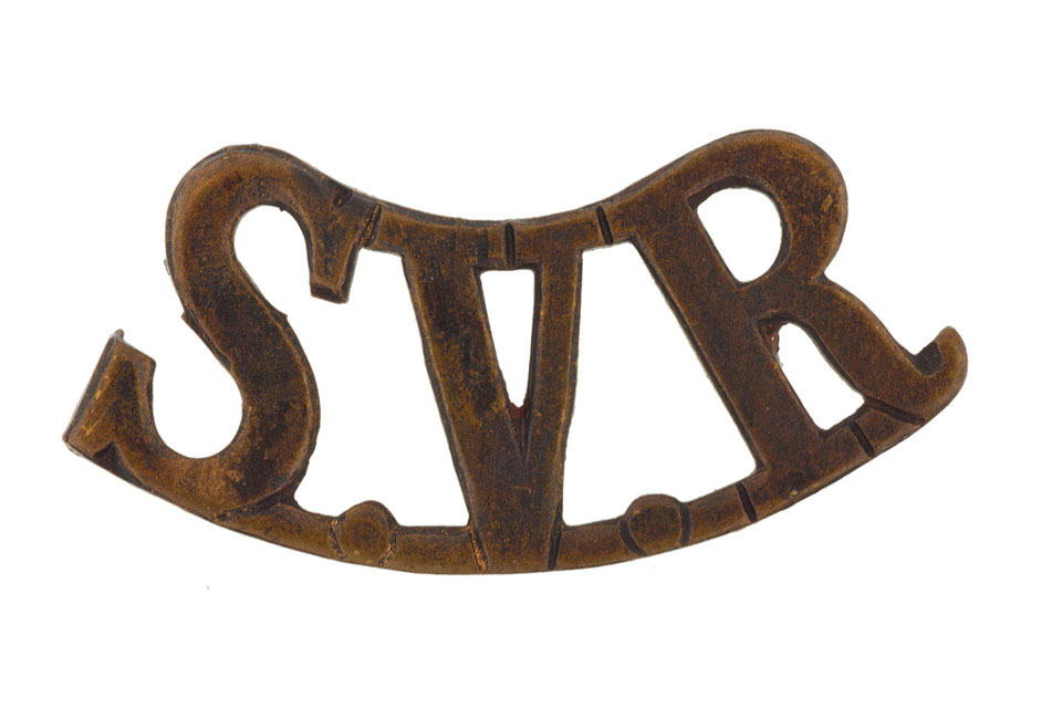 Shoulder title, Simla Volunteer Rifles, 1904-1920 | Online Collection ...