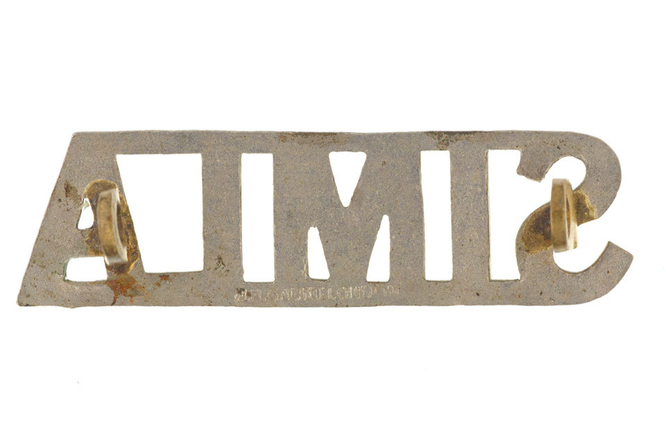 Shoulder title, Simla Rifles, 1920-1947 | Online Collection | National ...