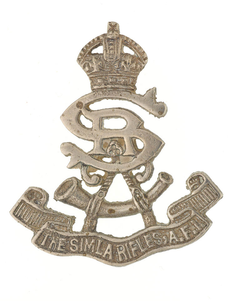 Cap badge, Simla Rifles, 1920-1947 | Online Collection | National Army ...
