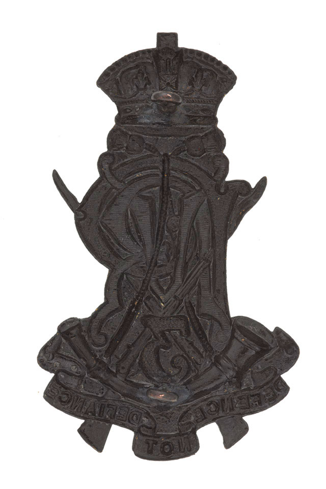 Helmet badge, 3rd Punjab Volunteer Rifle Corps, 1917-1920 | Online ...