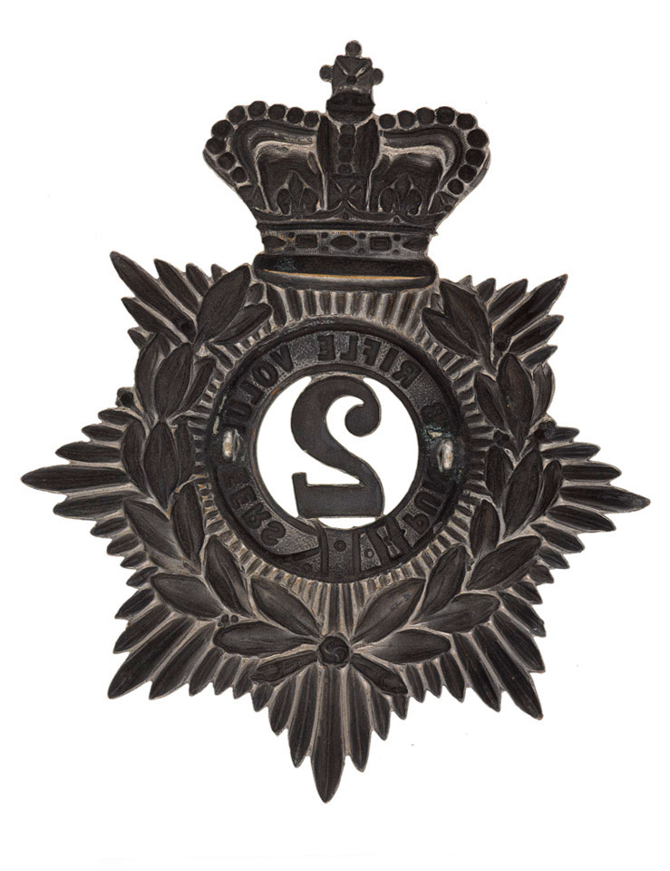 Helmet badge, 2nd Punjab Rifle Volunteers, 1881-1901 | Online ...