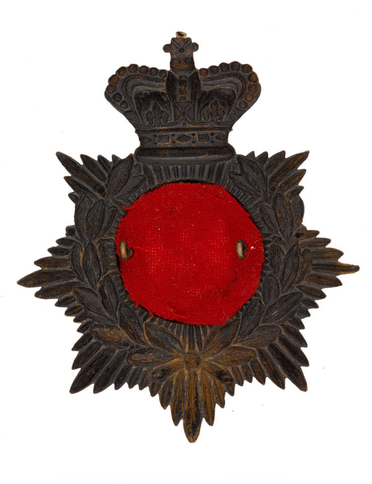 Helmet badge, 2nd Punjab (Simla) Volunteer Rifle Corps 1881-1901 ...