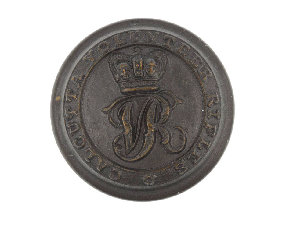 Button, Calcutta Volunteer Rifles, pre-1901 | Online Collection ...