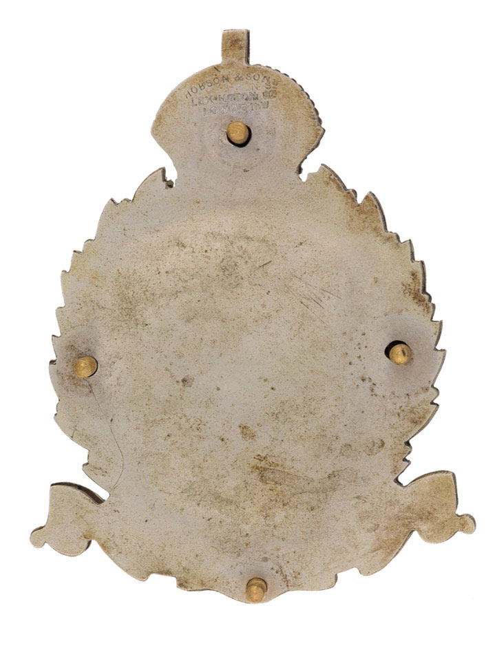 Pouch belt plate, Mussoorie Volunteer Rifle Corps, 1871-1901 | Online ...