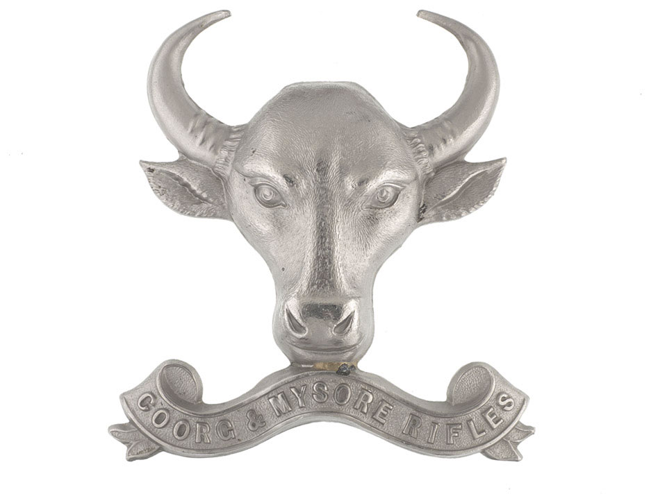 Helmet badge, Coorg and Mysore Rifles, 1884-1917 | Online Collection ...