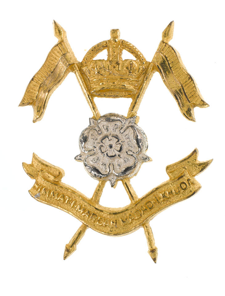 Collar badge, officer, 1st Duke of York's Own Skinner's Horse, 1922 ...