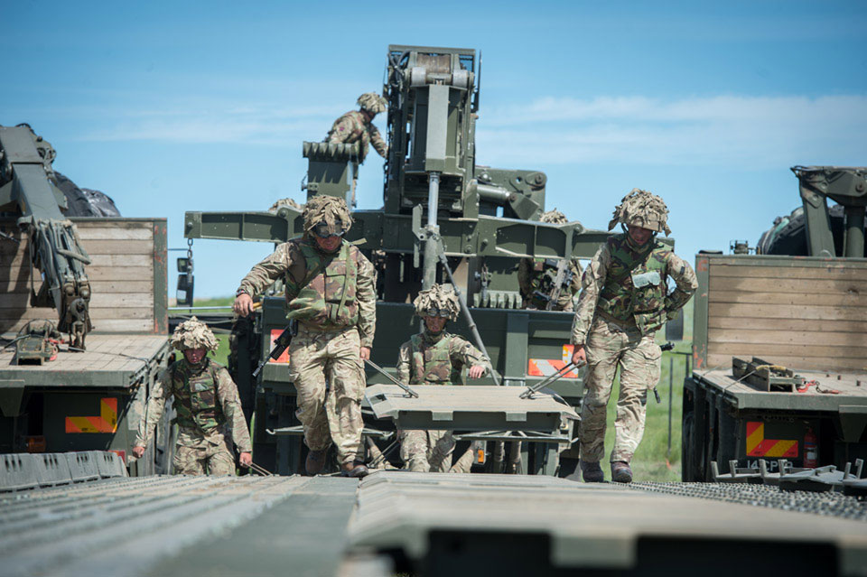 37 Squadron, 35 Engineer Regiment, on Exercise PRAIRIE STORM, 2016 ...