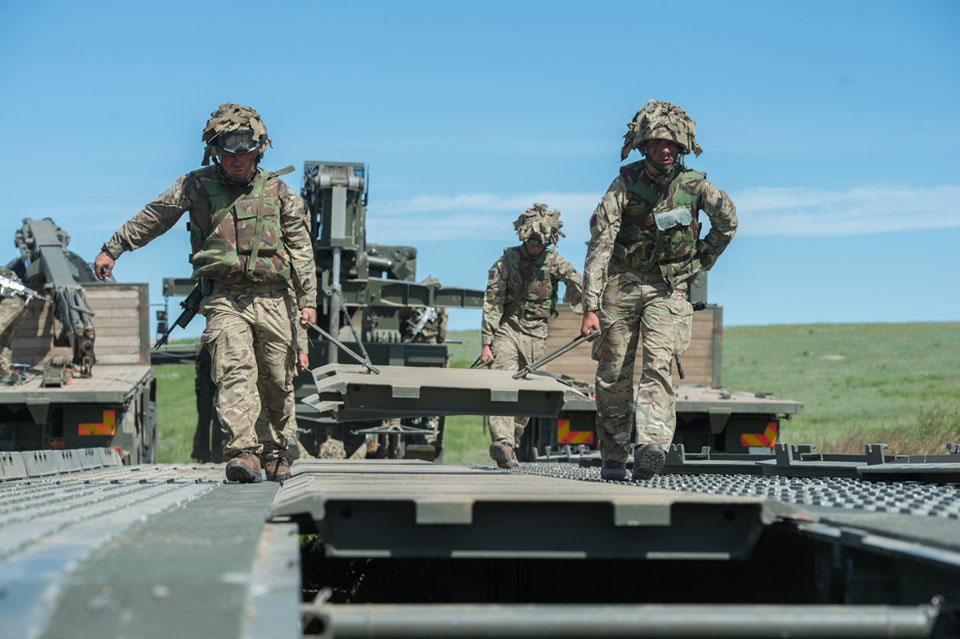 37 Squadron, 35 Engineer Regiment, on Exercise PRAIRIE STORM, 2016 ...