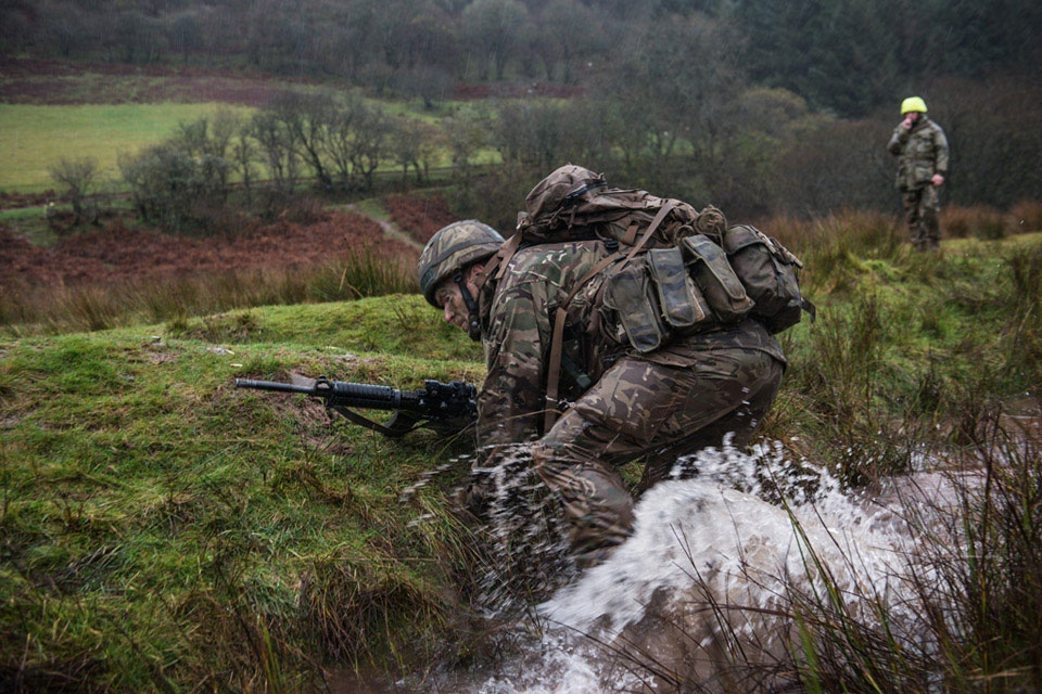 21 Special Air Service selection course at SENTA (Sennybridge Training ...