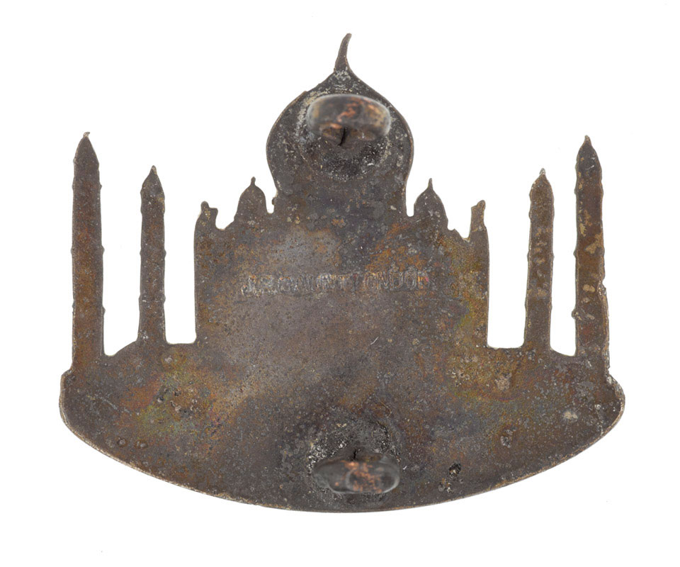 Collar badge, Agra Volunteer Rifle Corps, 1876-1917 | Online Collection ...