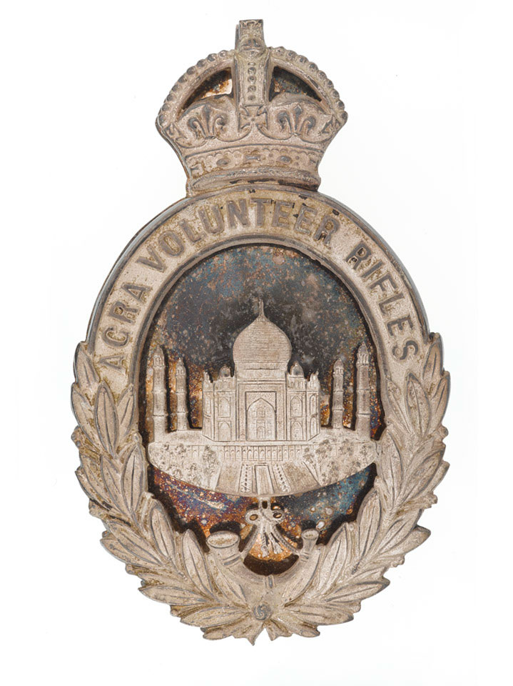 Pouch badge, Agra Volunteer Rifle Corps, 1901-1920 | Online Collection ...