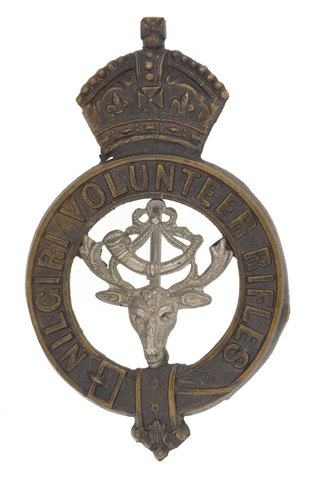 Pugri badge, Nilgiri Volunteer Rifles, 1901-1917 | Online Collection ...