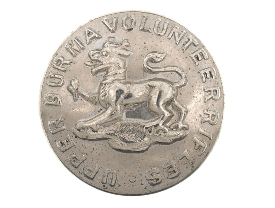 Button, Upper Burma Volunteer Rifles, 1886-1917 | Online Collection ...