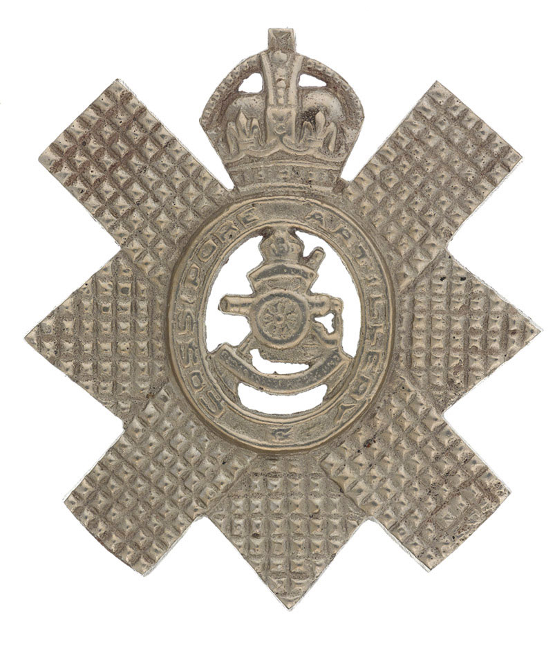 Piper's badge, Cossipore Artillery Volunteers, 1901-1917 | Online ...