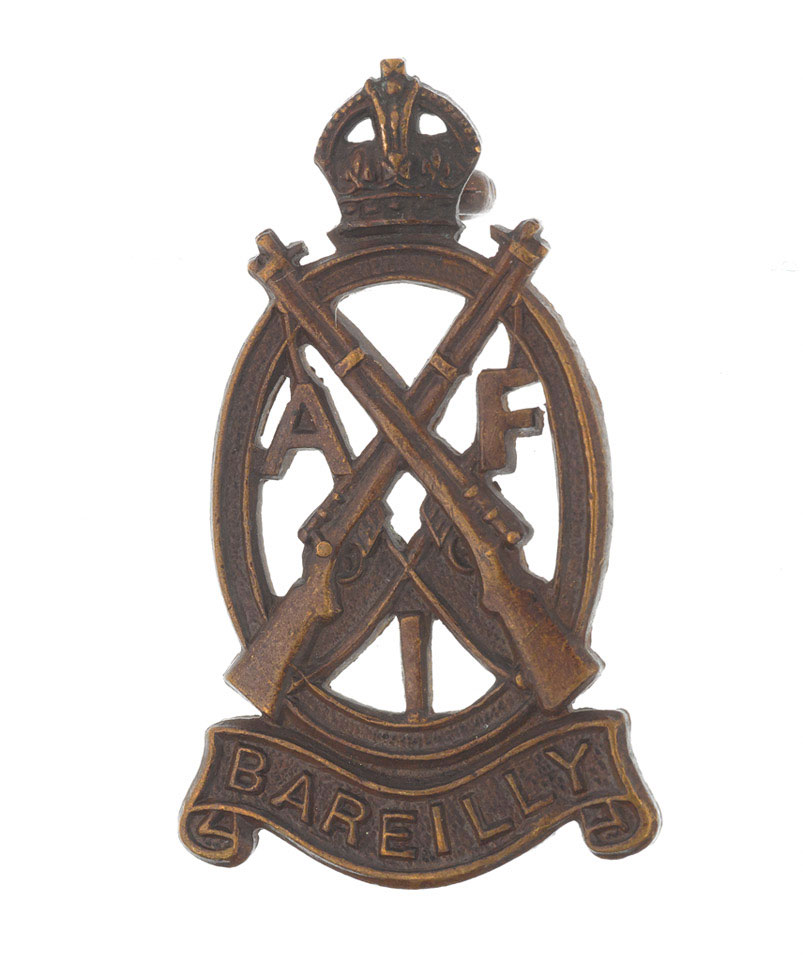 Collar badge, officer, Bareilly Contingent, 1925-1942 | Online ...