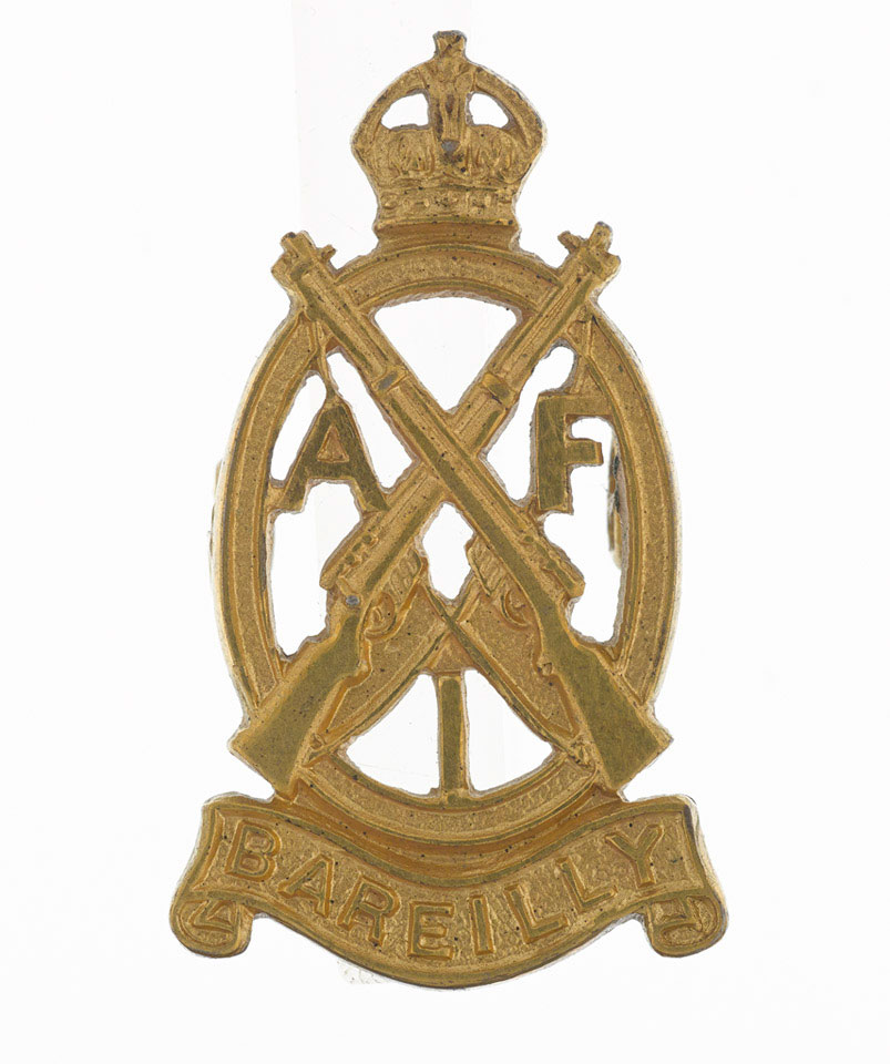 Collar badge, officer, Bareilly Contingent, 1925-1942 | Online ...