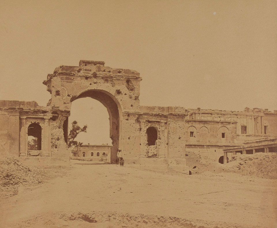 Gateway leading into the Residency, Lucknow, 1858 | Online Collection ...