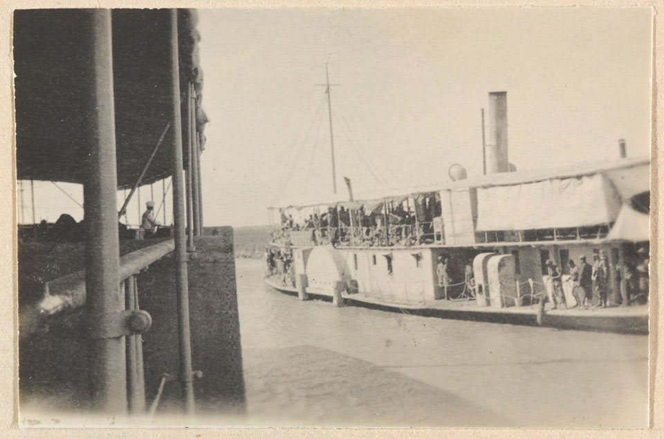 'The stranded 'Malamir' leaves insufficient space for P2 to pass.', Mesopotamia, 1916 | Online ...