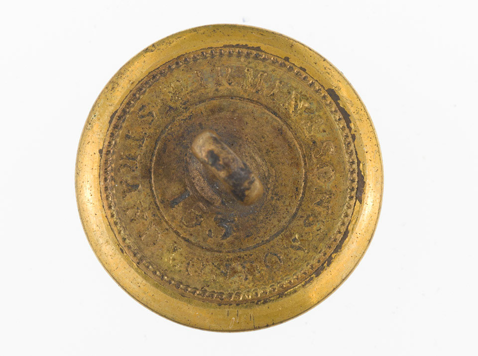 Button, 3rd Madras Native Infantry (Palamcottah Light Infantry), pre ...
