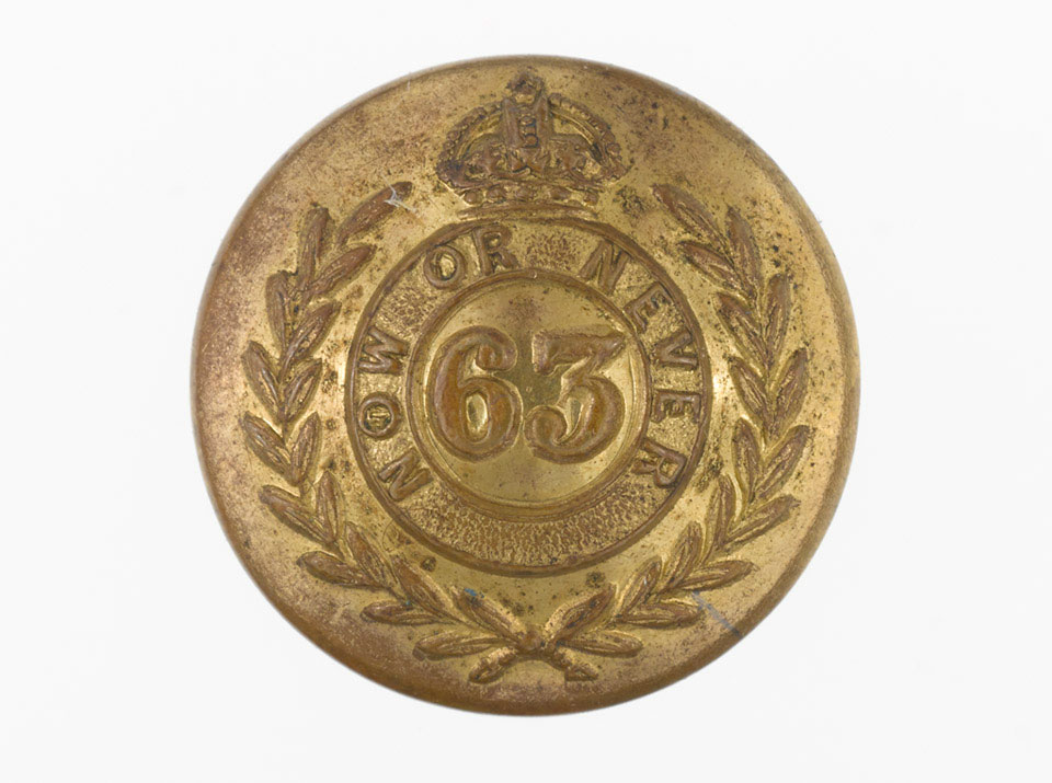 Button, 63rd Palamcottah Light Infantry, 1903-1922 | Online Collection ...