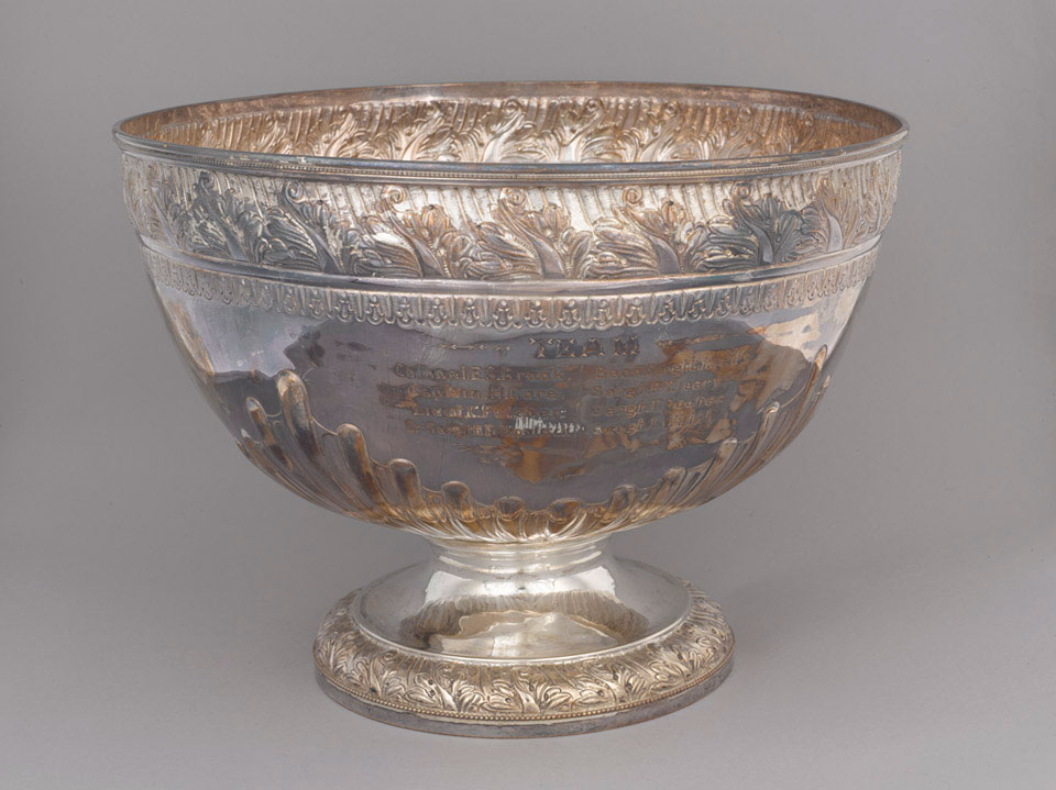 'Queen's Cup 1894', silver prize punch bowl, 2nd Battalion Connaught ...