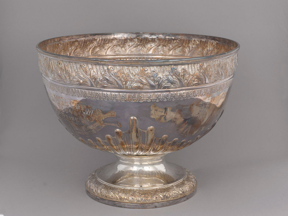 'Queen's Cup 1894', silver prize punch bowl, 2nd Battalion Connaught ...